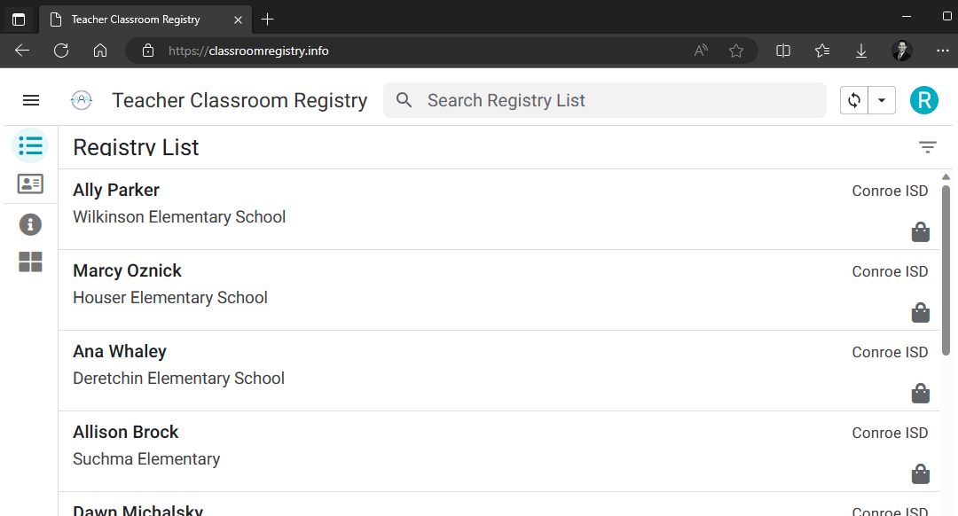 Introducing the Teacher Classroom Registry!