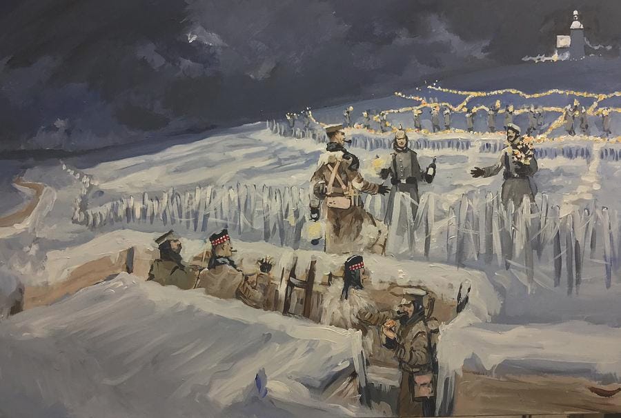 The Christmas Truce of World War One - by Maximo Candamo Jr
