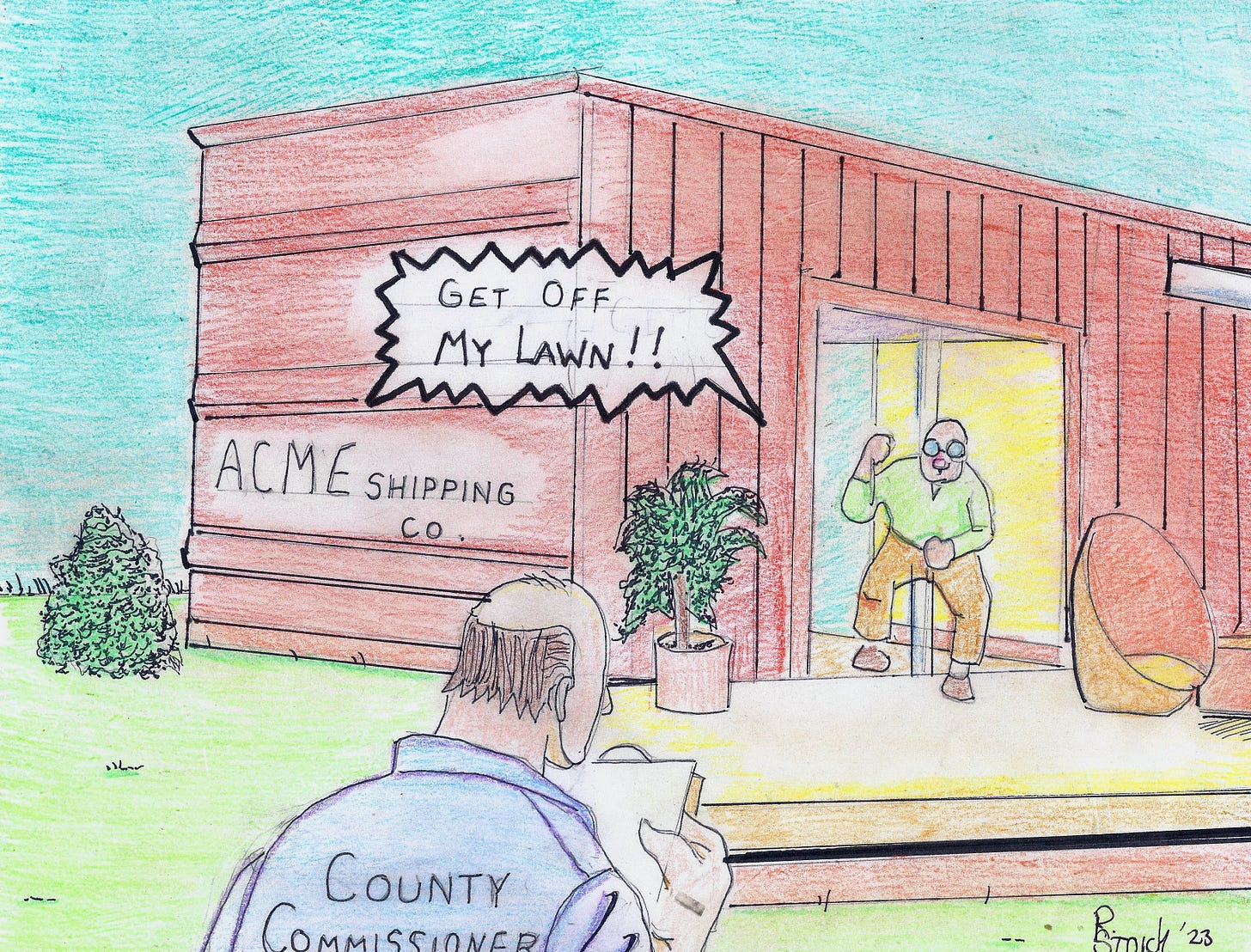 Cartoon: Shipping container zoning - by Ryan M Stoick