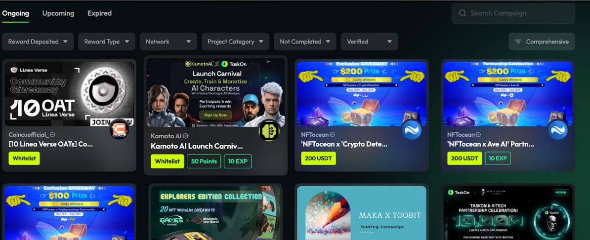 Introducing TaskOn v1.6.8: Credits System, Discord Role, and more