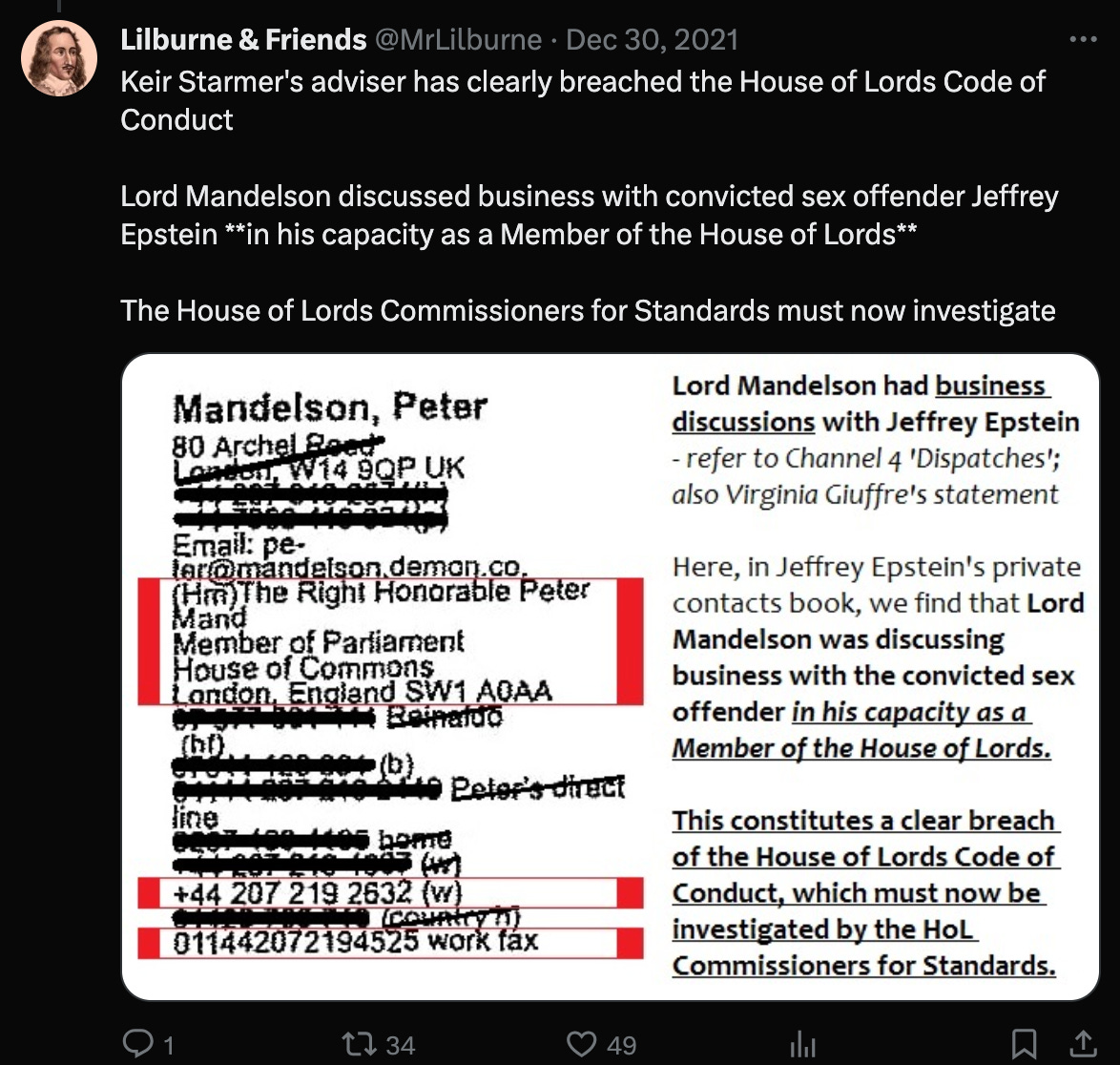 BREAKING: Epstein Judge Unseals "Richard Branson" & Photo of Lord Peter ...