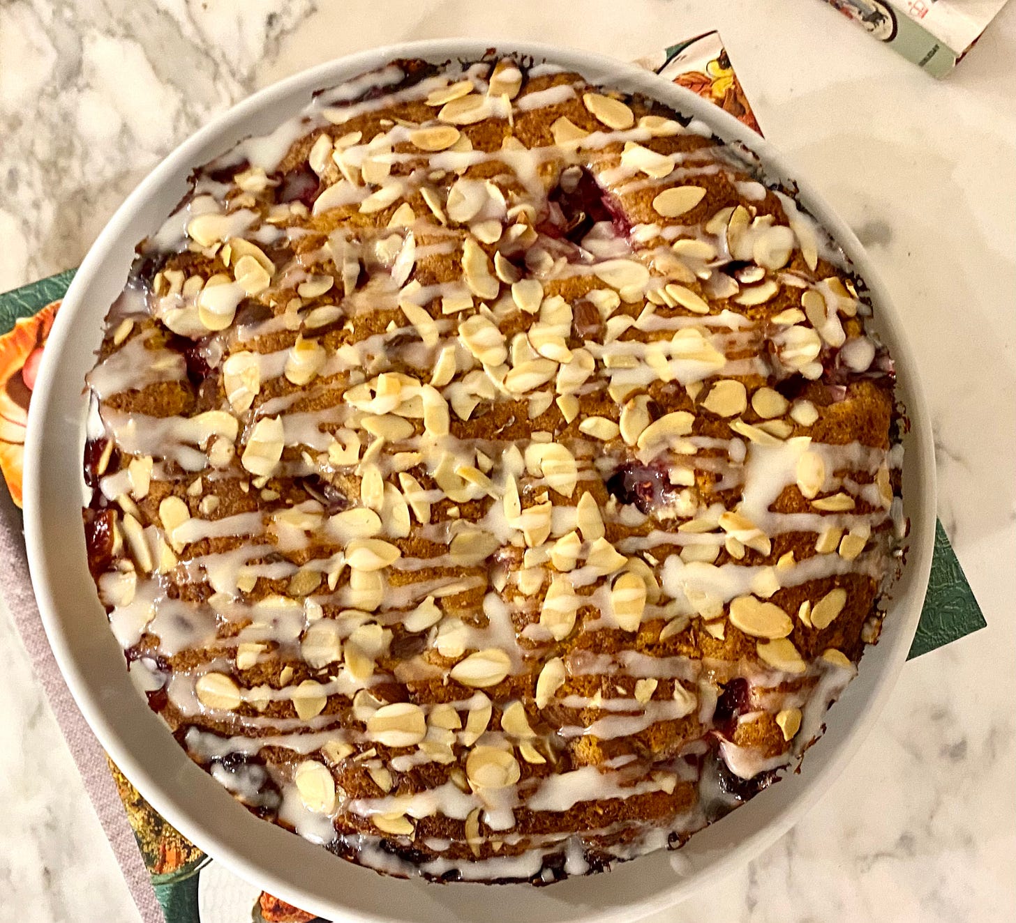 Raspberry Bakewell Cake