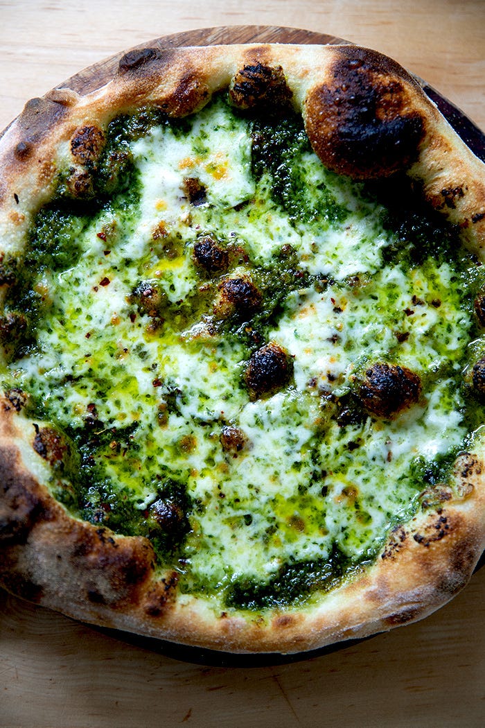 Zeneli's Pizza Genovese - by Alexandra Stafford