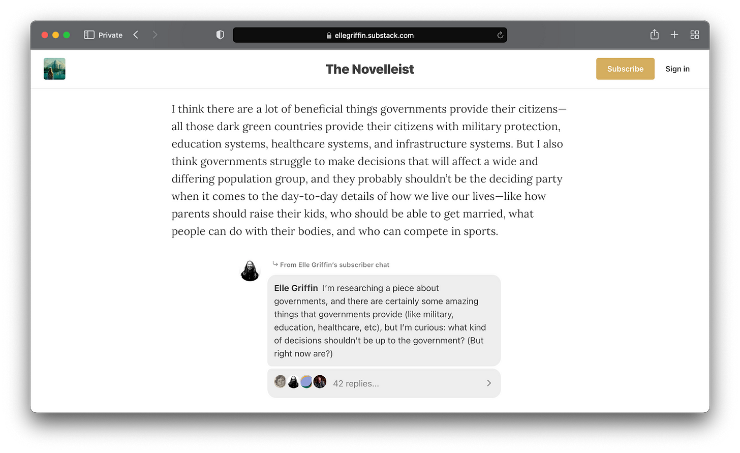 Substack Chat - An online community platform - On Substack