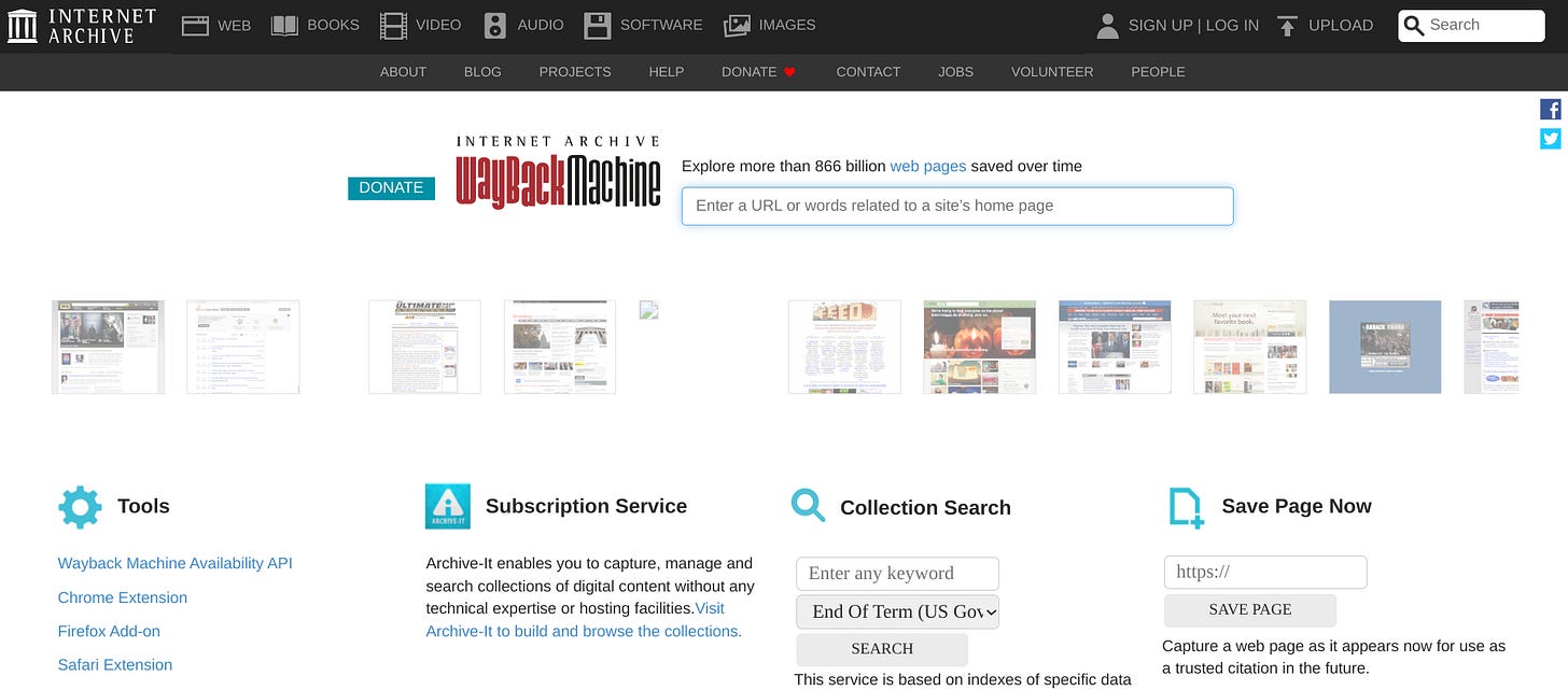 How to Time Travel With the Wayback Machine