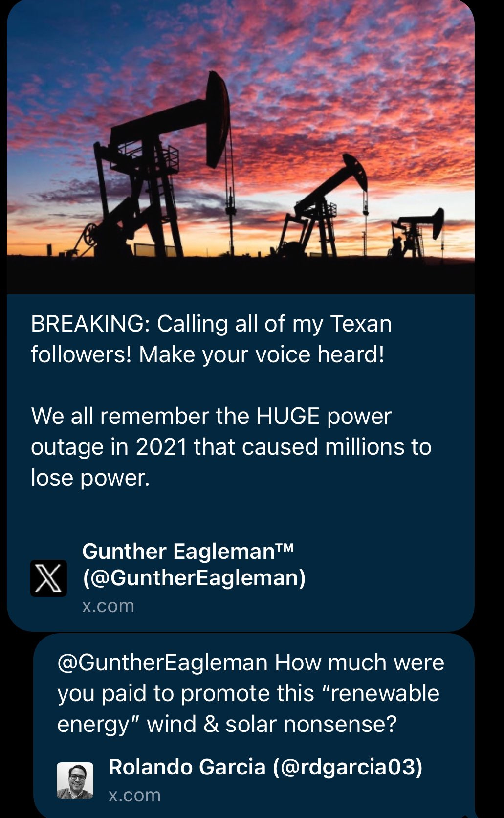 MAGA Influencers Paid to Promote WIND ENERGY in Texas