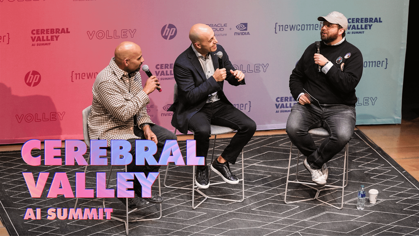 Databricks CEO Ali Ghodsi & MosaicML Founder Naveen Rao Speak at Cerebral Valley