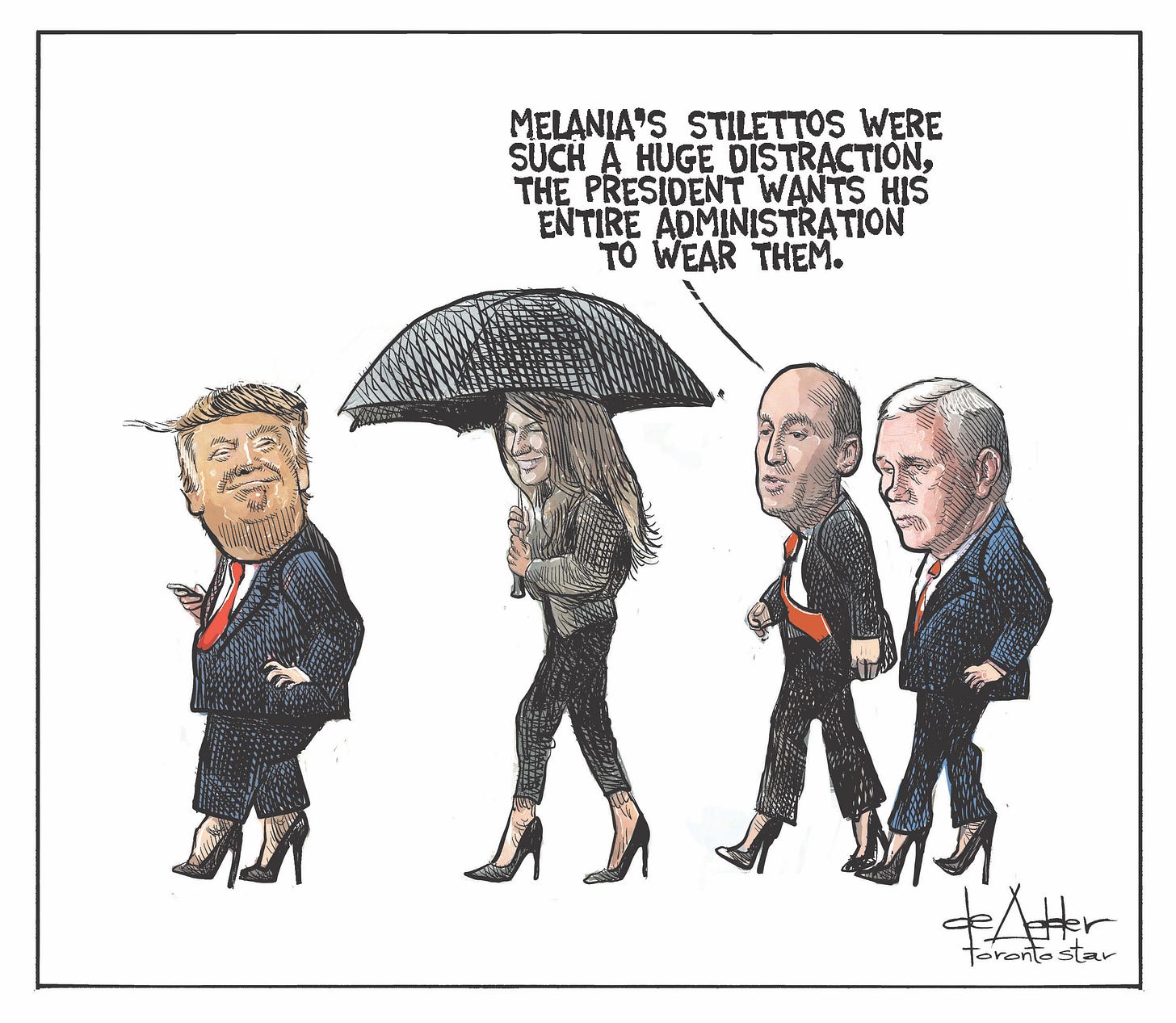 THE deEP STATE : The political artwork of Michael de Adder | Substack