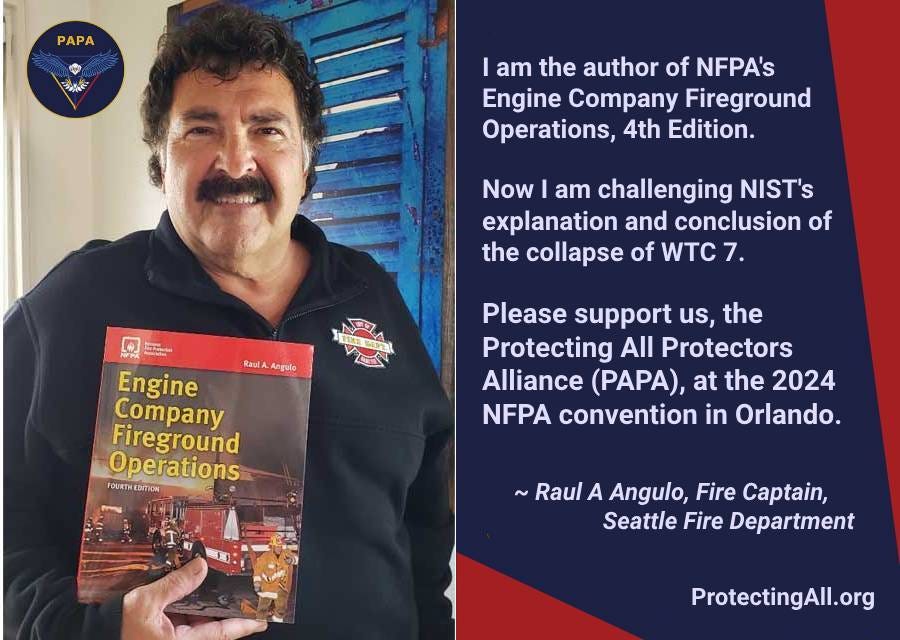 The NFPA Gave us a $4,000 Gift — Doubling our WTC 7 Evidence Booth Size!