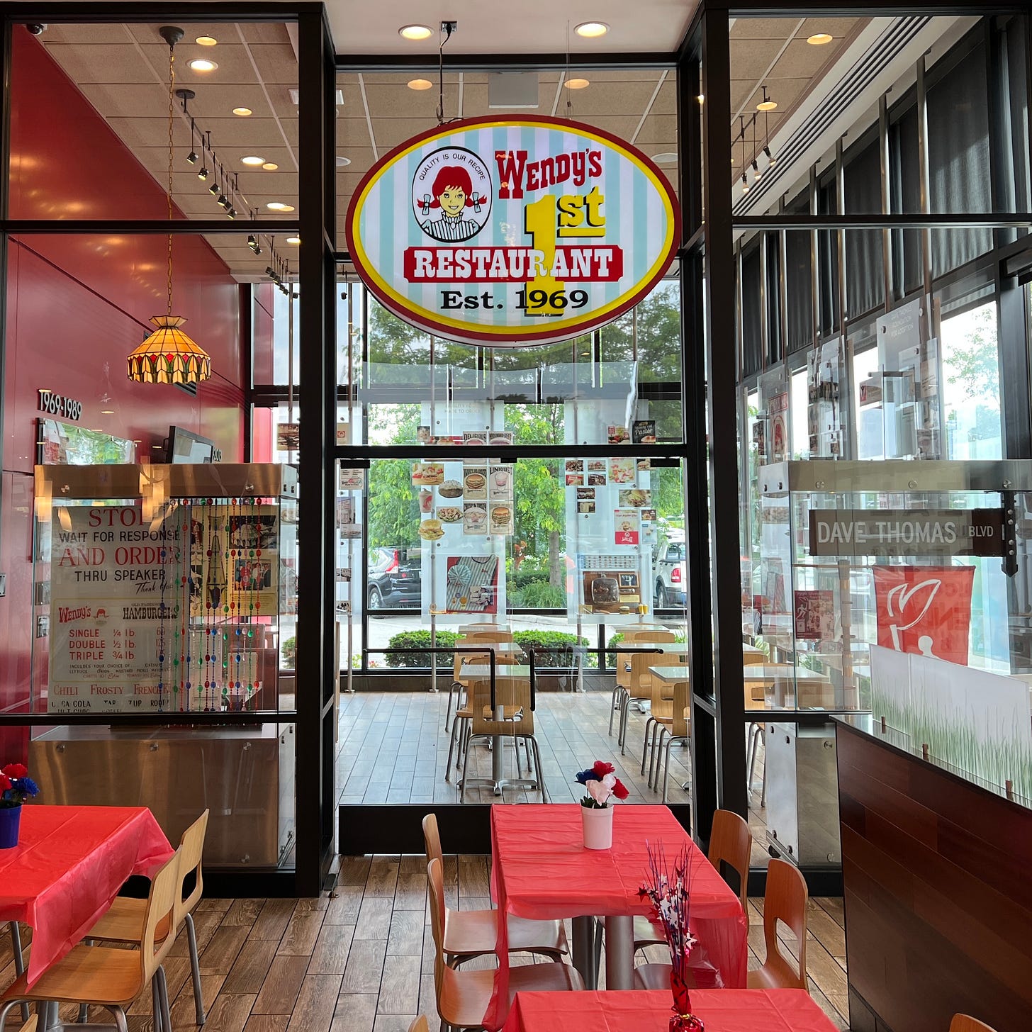 Visit the amazing Wendy's museum inside the flagship store in Ohio