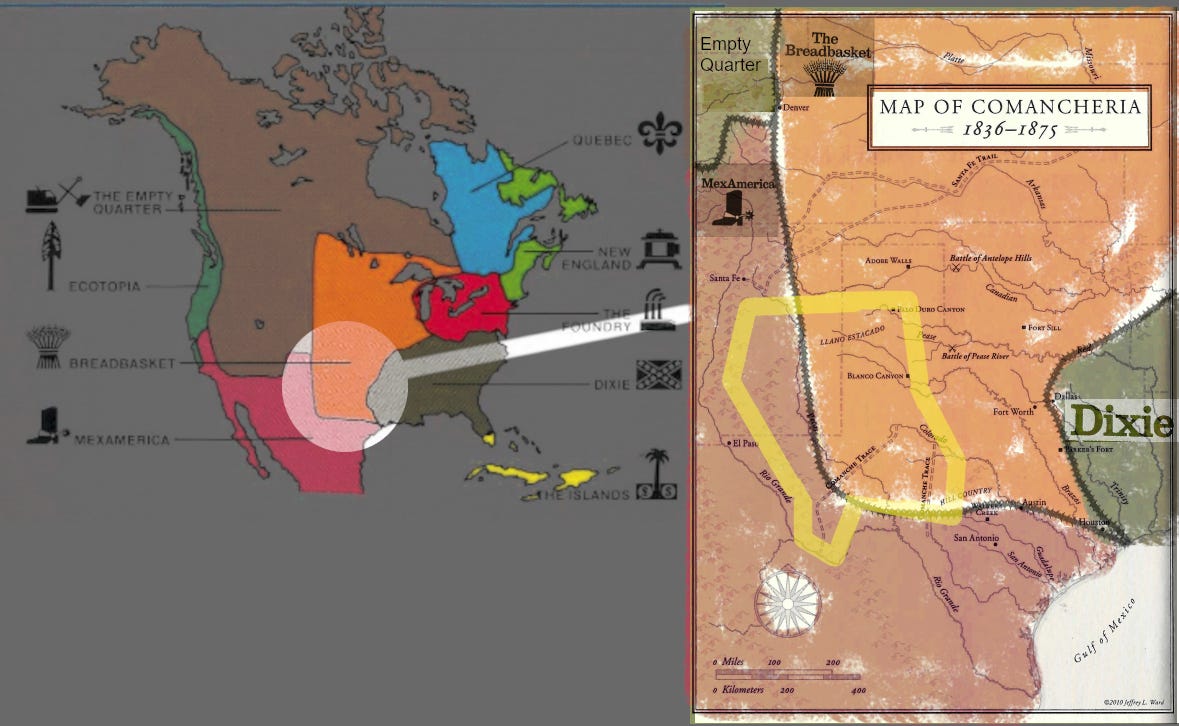 9 Nations overlay Comancheria - by Json - The Lab Stack