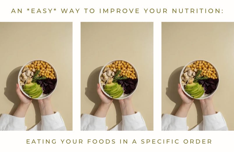 a nutrition tip that *isn't* about eating less...