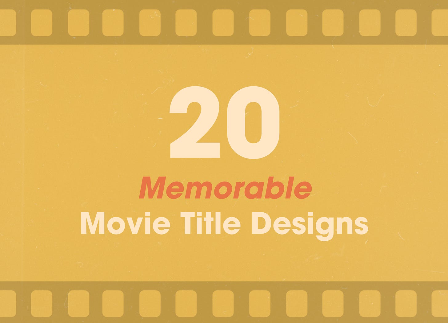 20 Memorable Movie Title Designs