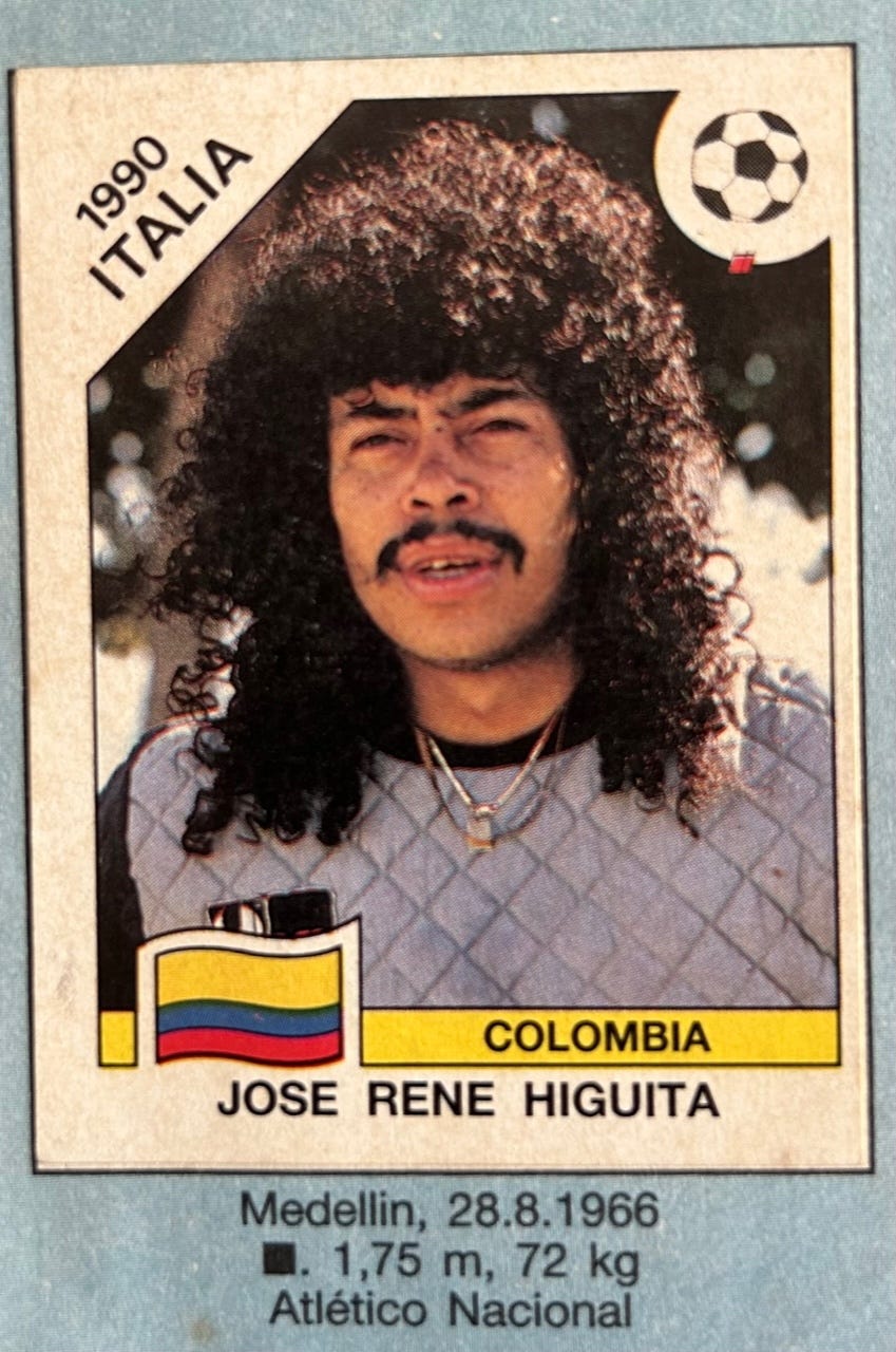 Renè Higuita in figurine - Storie di Figurine