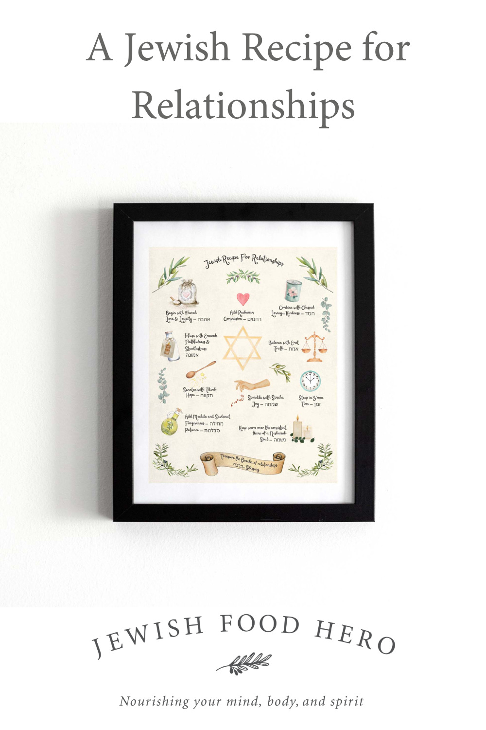 A Jewish Recipe for Relationships