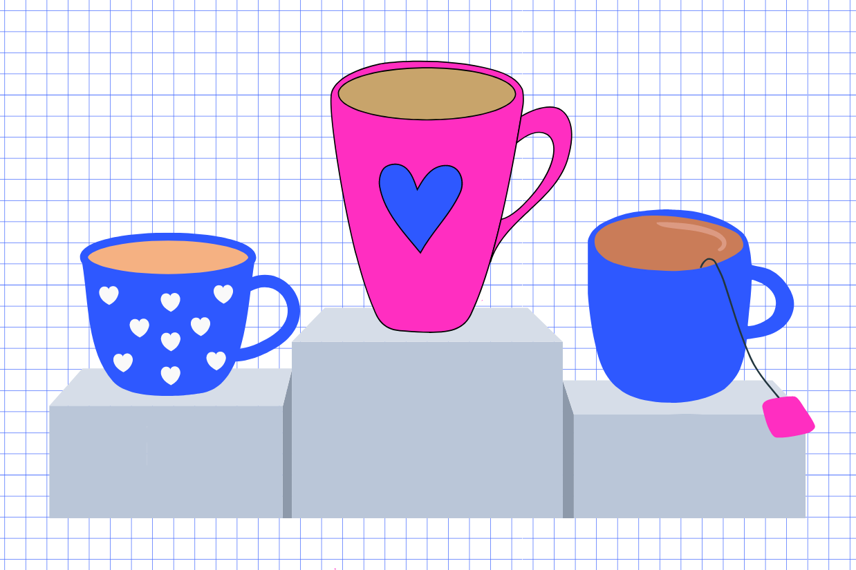 I have a hierarchy of mugs - by Annabel Port