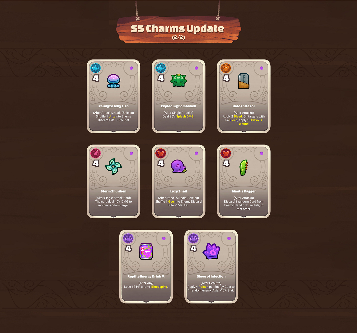 Balancing Patch Notes for Origins Season 5