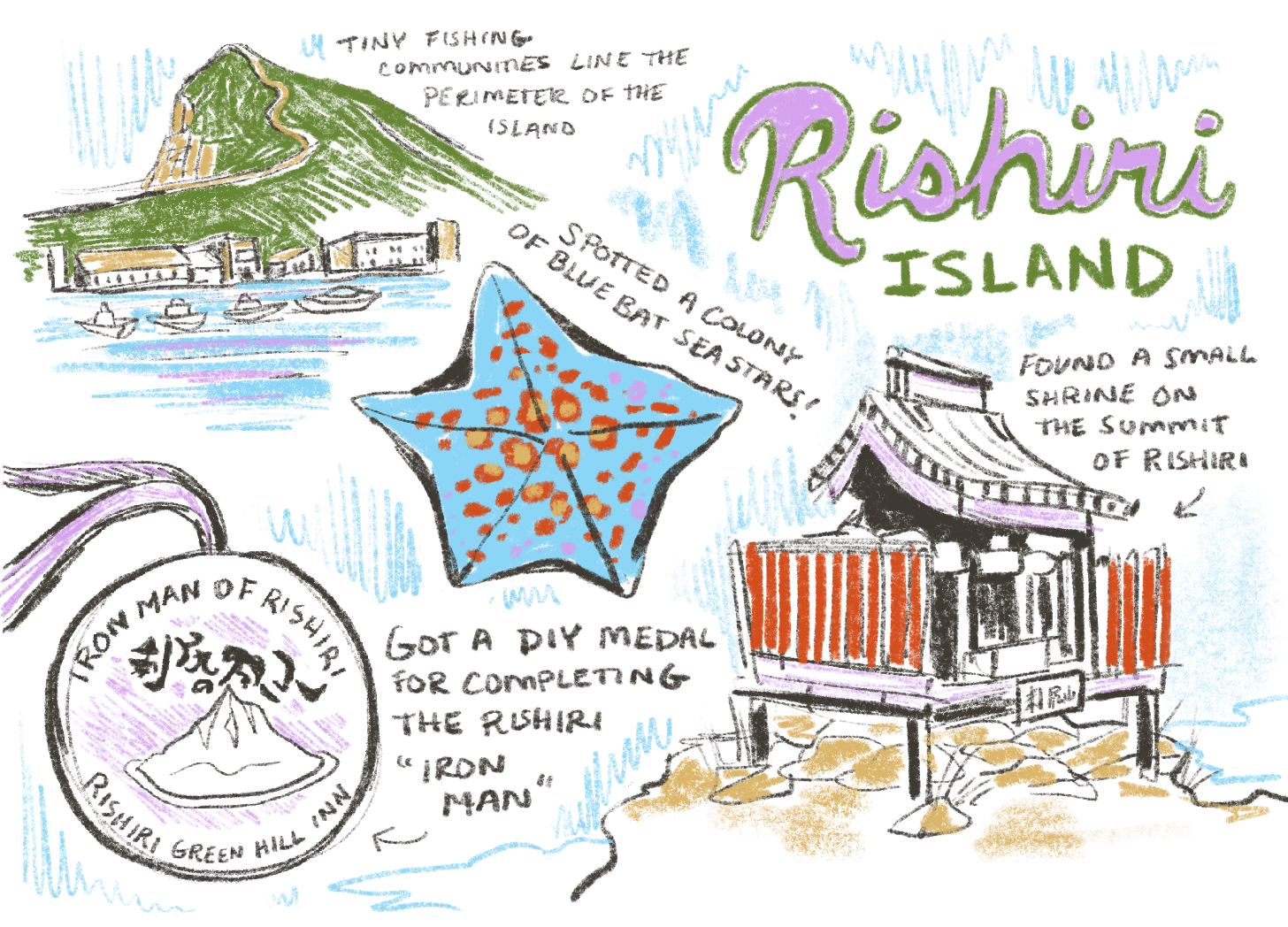 A sketchbook journey to rural Japan