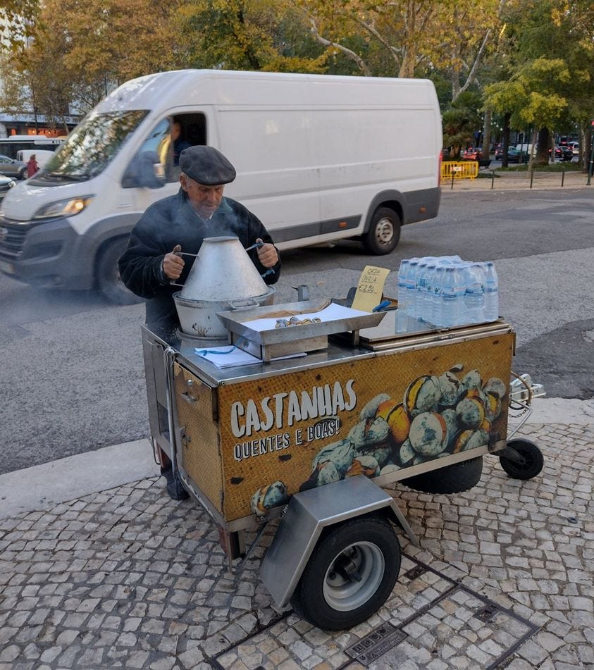 Castanha Season in Portugal - by Carol A. Wilcox