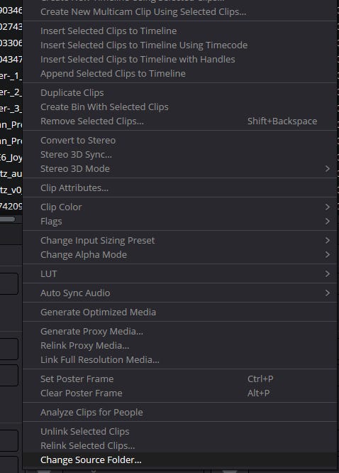 Unable to relink files in DaVinci Resolve 18.6? Try doing this.