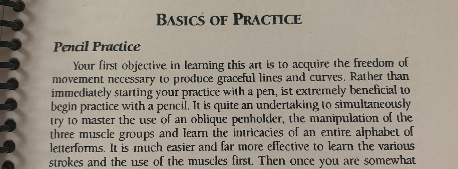 The Extra Fine Writing guide to learning fancy cursive