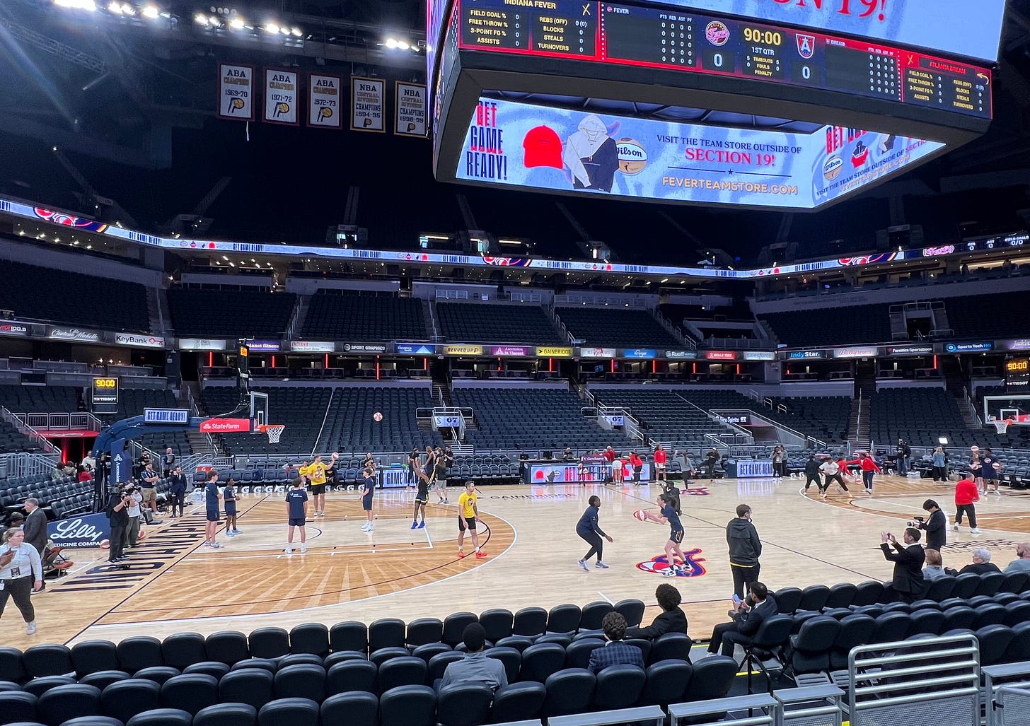 Indiana Fever to debut new court at home opener v Liberty