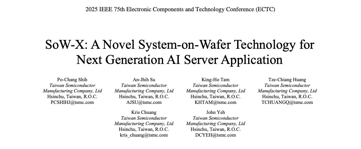 TSMC’s SoW and the AI Thermal War: Can NVIDIA Keep Up?