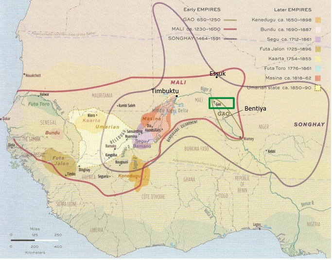 A complete history of the old city of Gao ca. 700-1898.