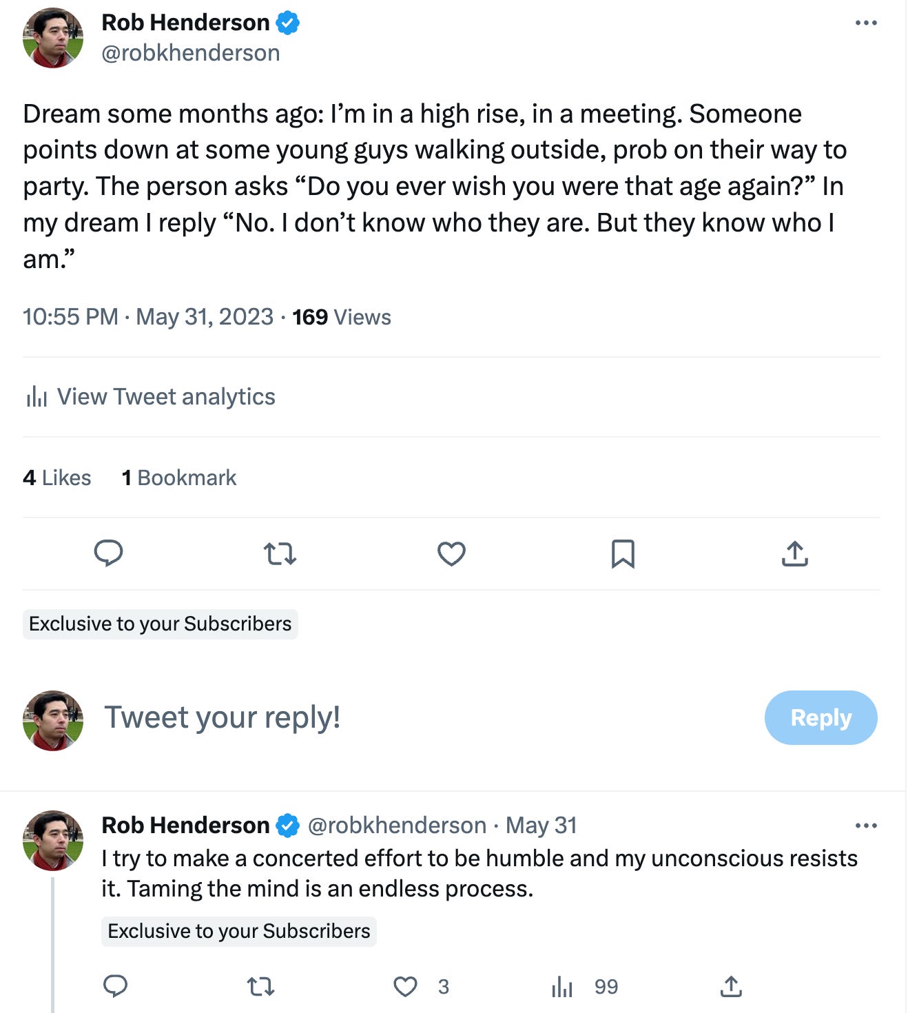 My Best Premium Tweets - Rob Henderson's Newsletter