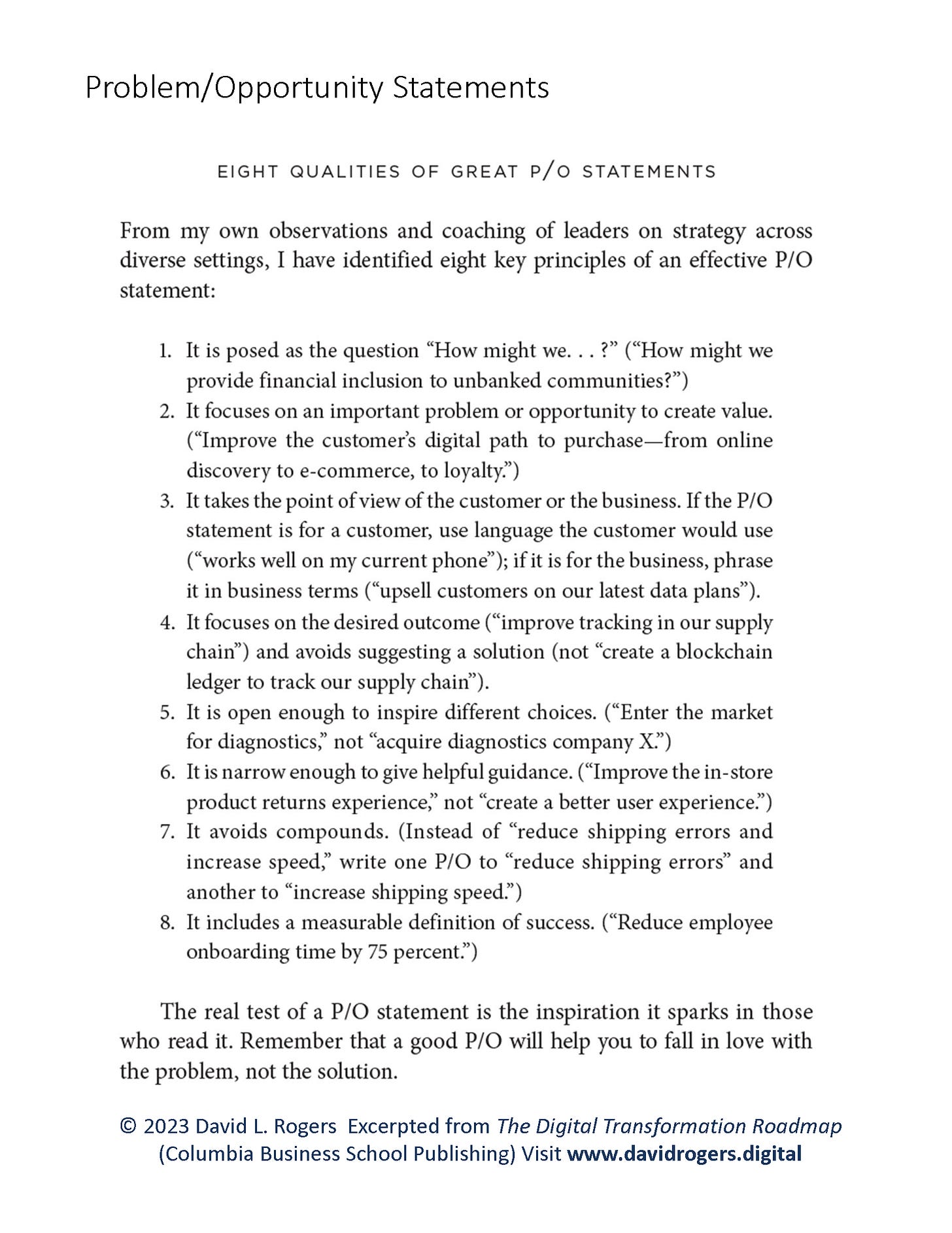 Download 8 Strategy Tools from “The DX Roadmap”