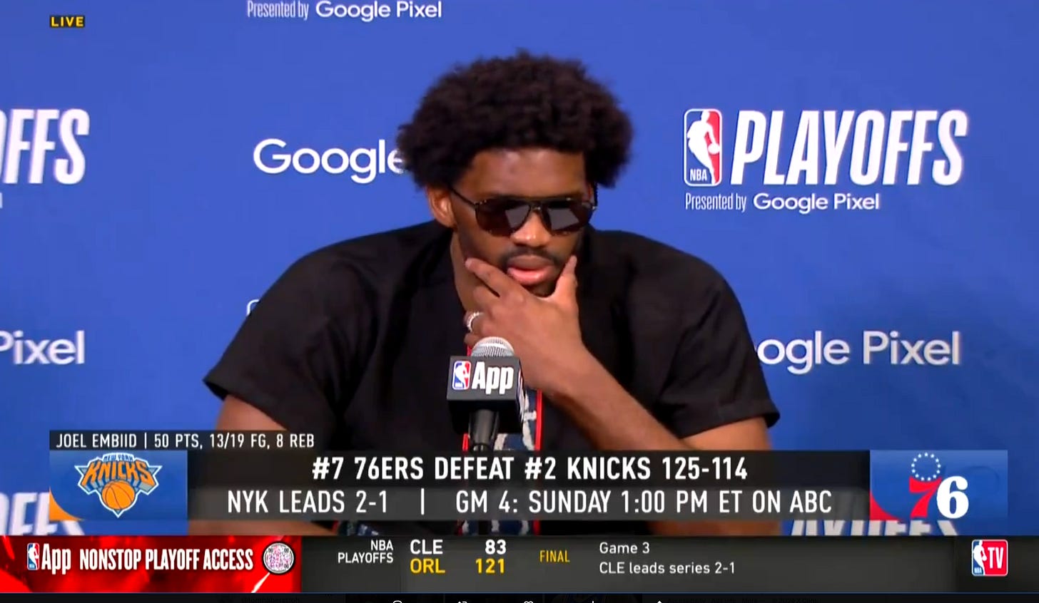 The loophole and history behind Joel Embiid's secret Bell's Palsy Game
