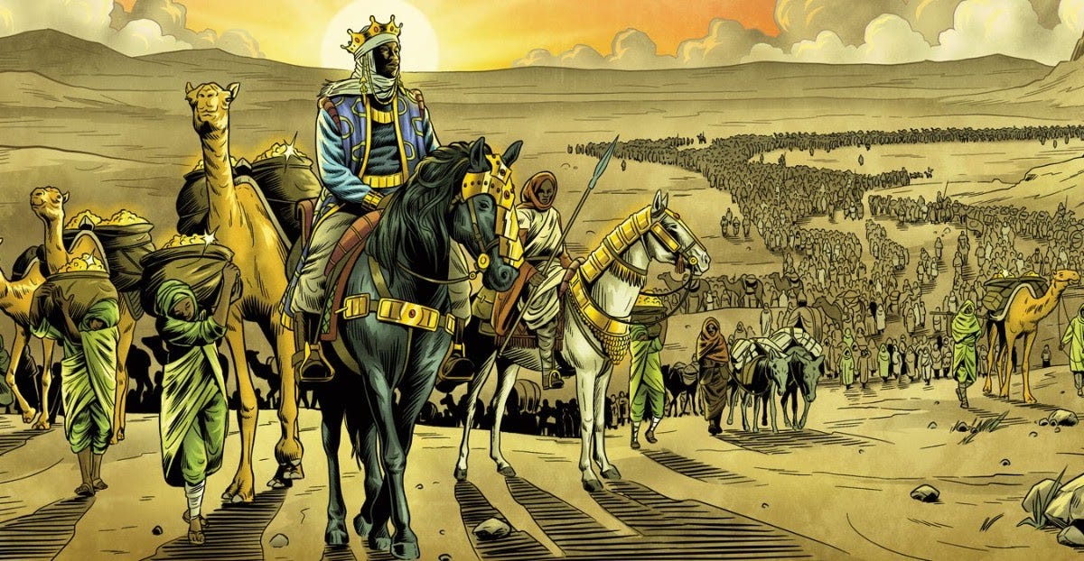 The myth of Mansa Musa's enslaved entourage
