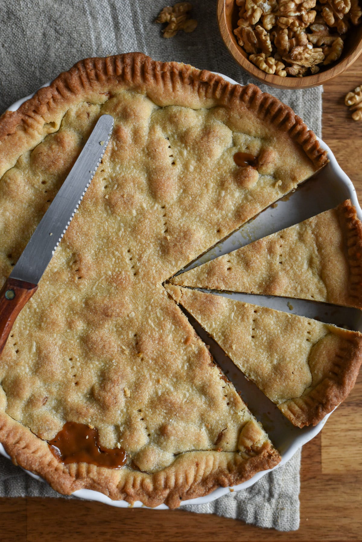 Salted Caramel Walnut Tart - by Audrey Le Goff