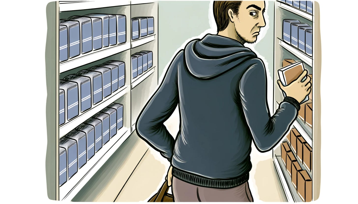 Shoplifting FAQ - by Frank J. Fleming - Frank Talk