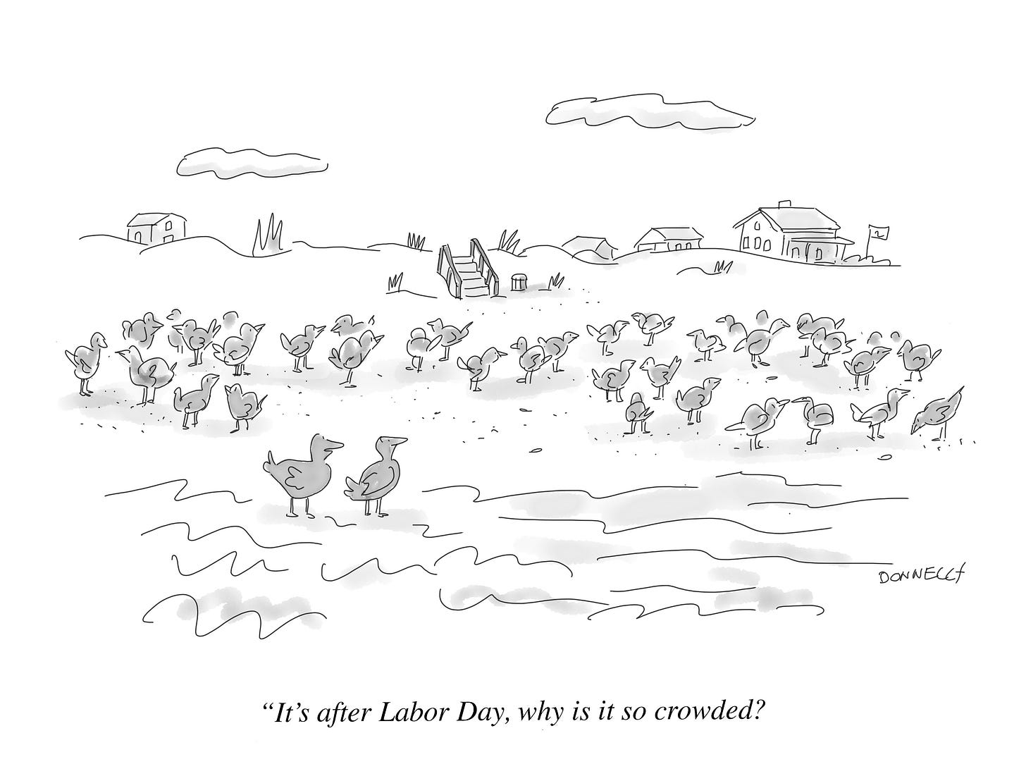 Labor Day Drawing - by Liza Donnelly - Seeing Things