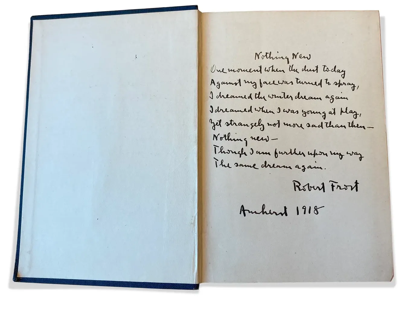 A New Robert Frost Poem Discovered | Frost’s Improvisation « PoemShape