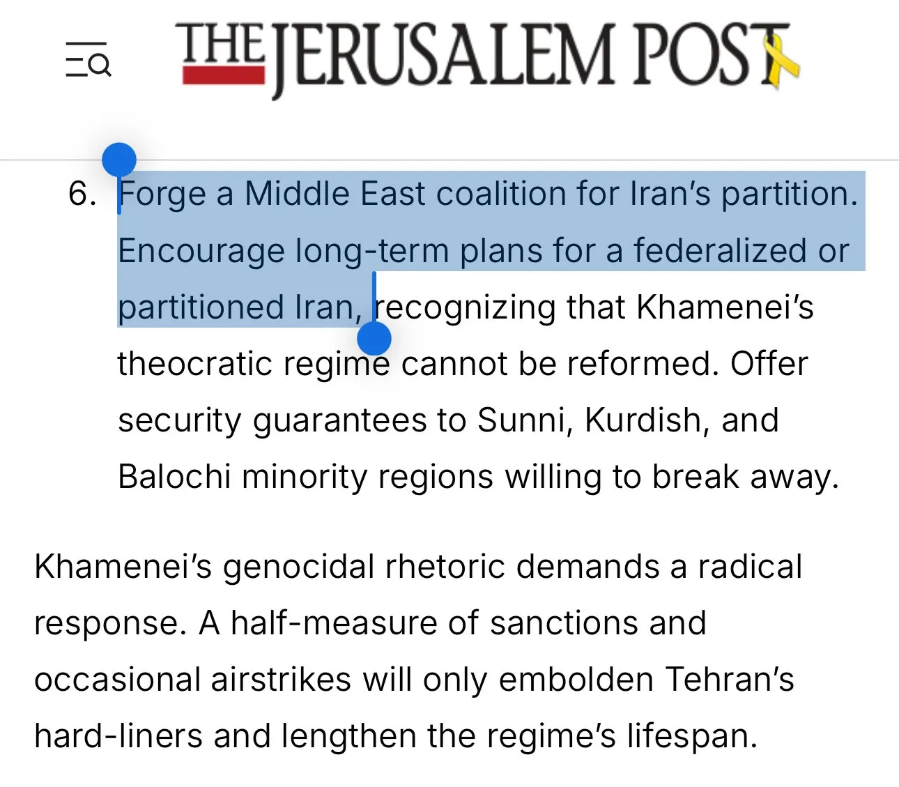 Utvecklingen på den iranska fronten går oerhört snabbt - Global Politics