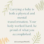 Learning to Mom | Chrissy | Substack