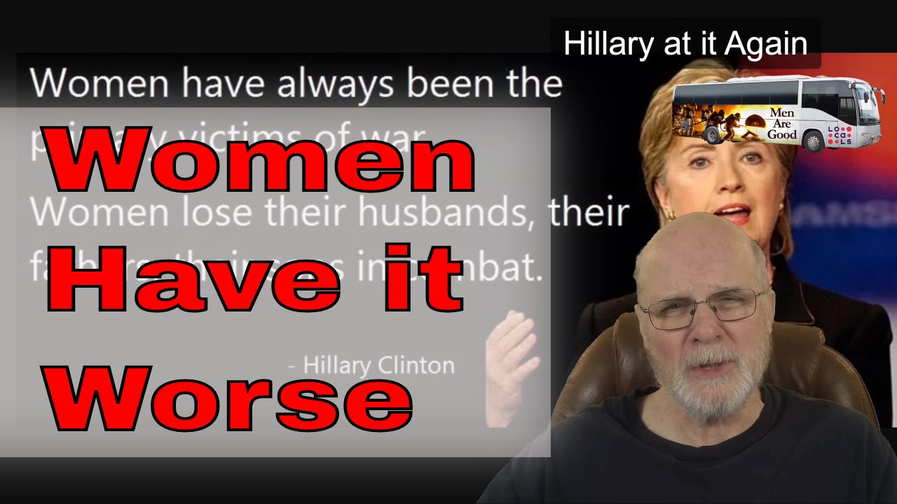 Hillary at it Again - by Tom Golden - MenAreGood Substack