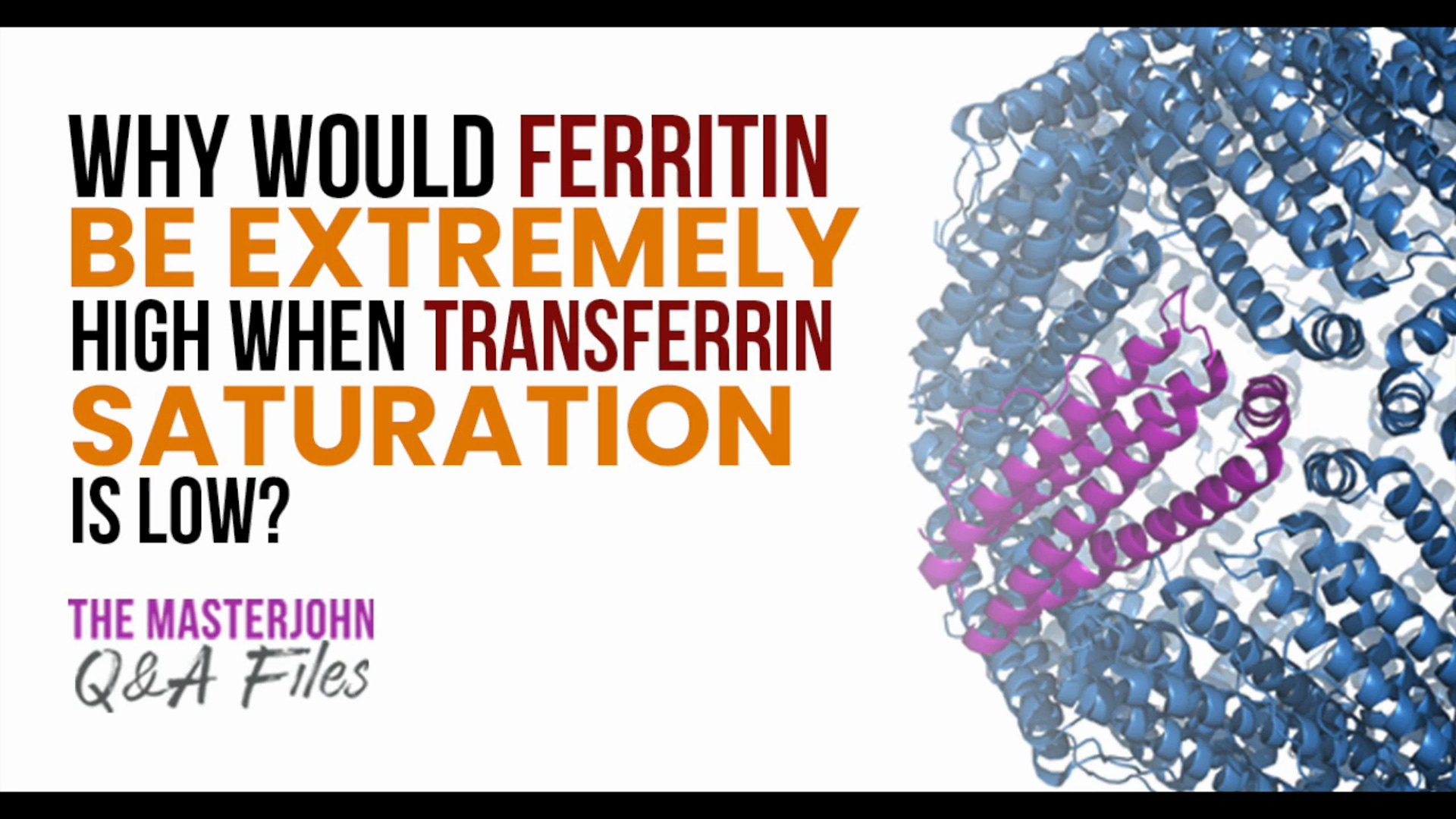 140: Why would ferritin be extremely high when transferrin saturation ...