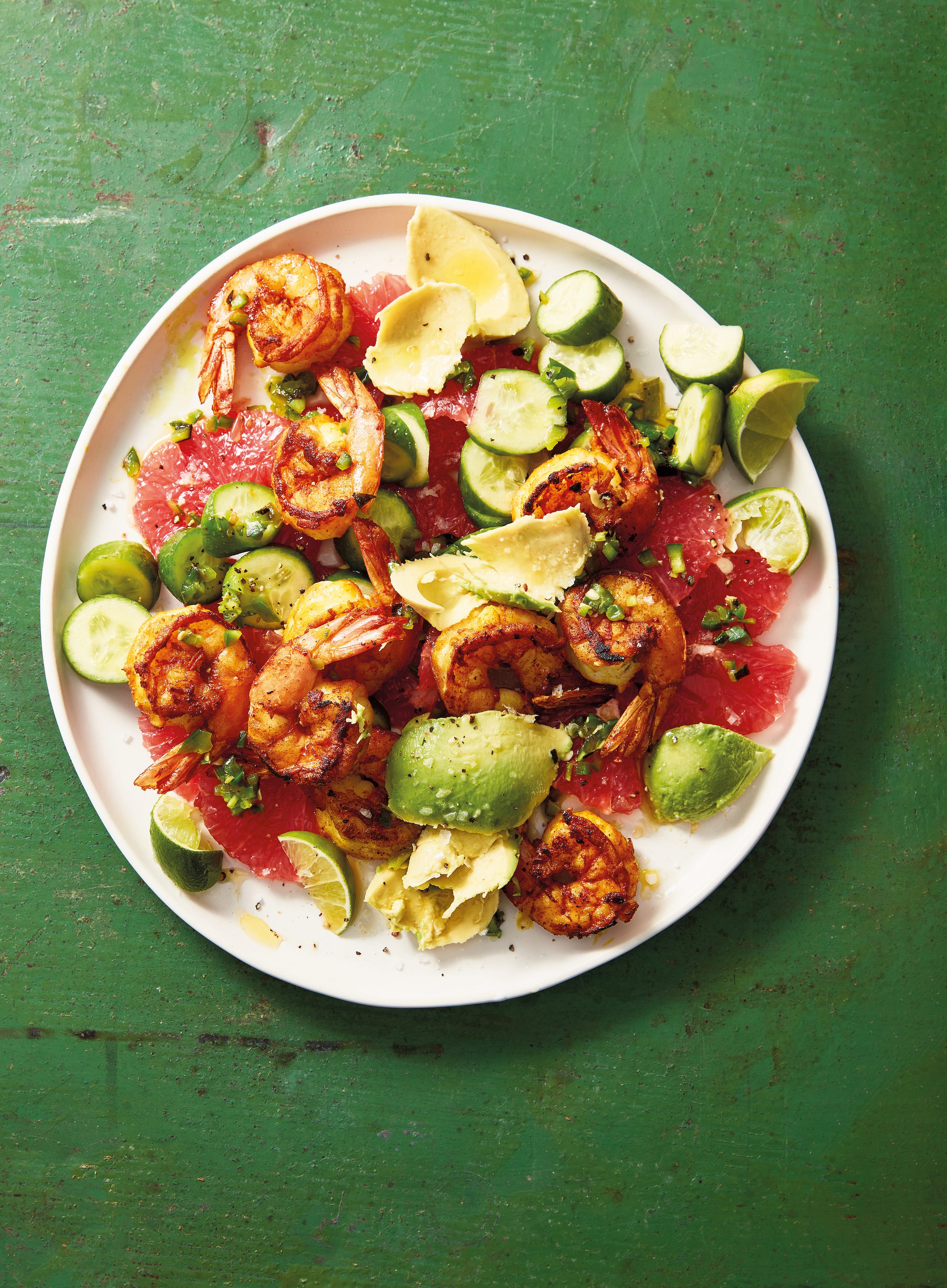 Turmeric Shrimp with Citrus & Avocado by Ali Slagle