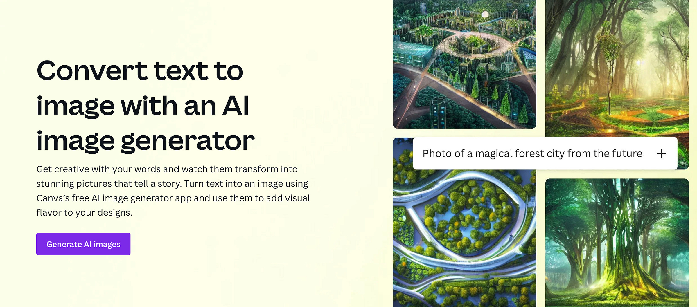 🪄A new Canva trick — Create images from text