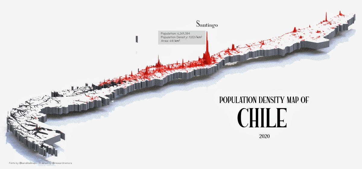 Why Is Chile So Long? - by Tomas Pueyo