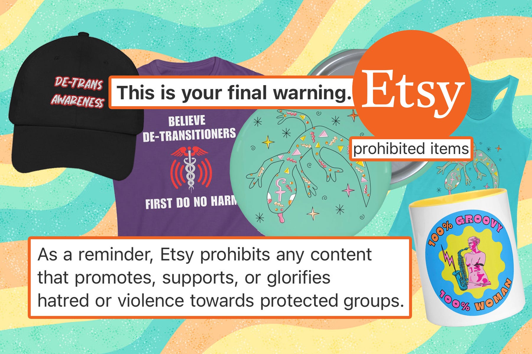 Etsy Equates ‘Detransitioner Awareness’ Designs With Hatred
