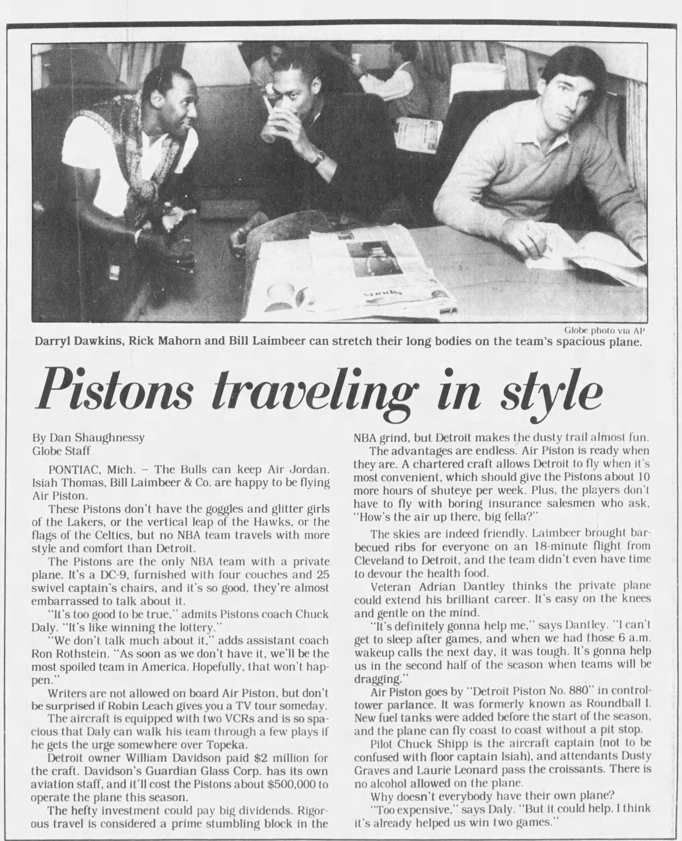 #FromtheArchives: How charter flights became the NBA's norm