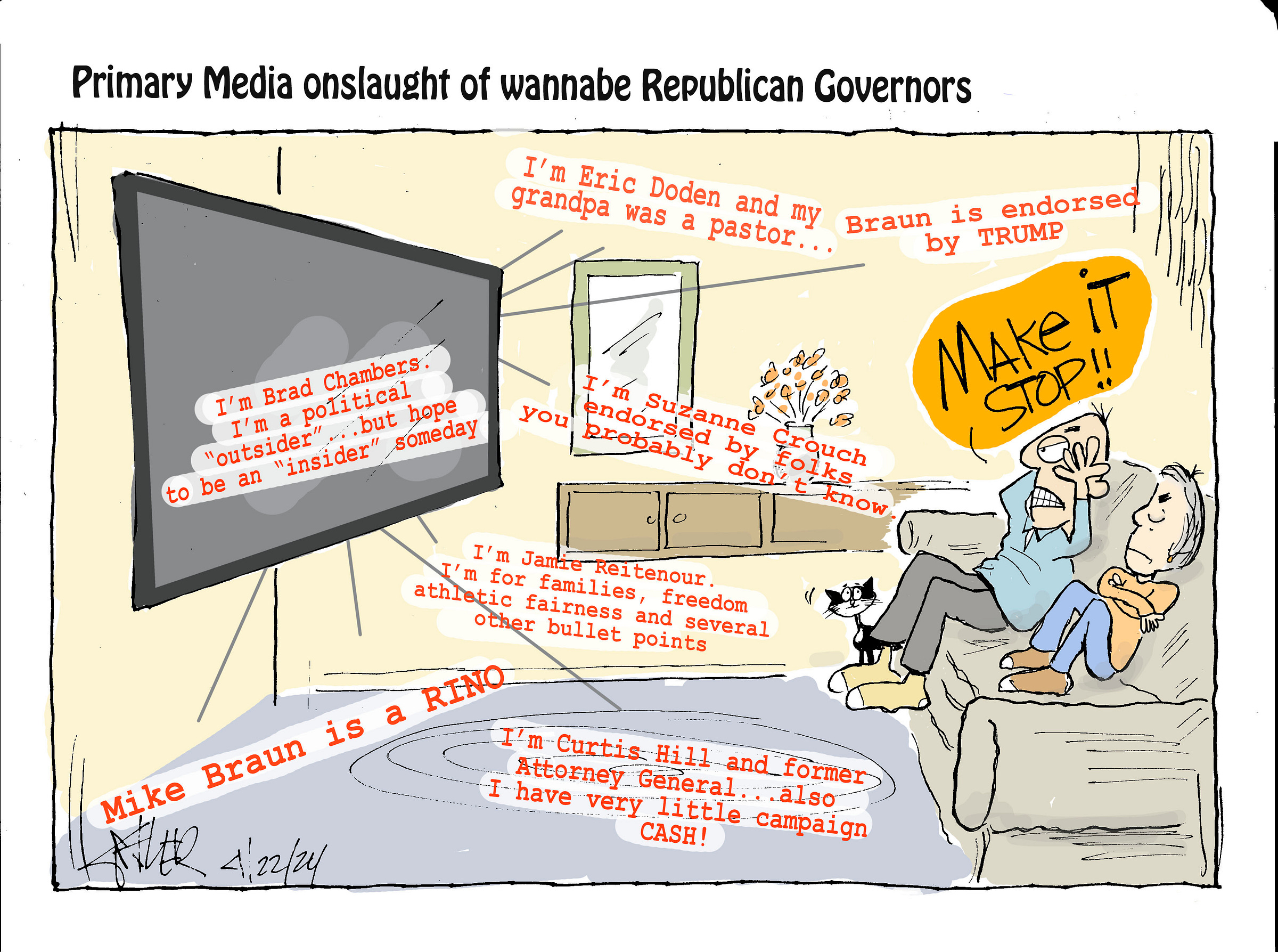 So are you as tired of all of the Republican Governor ads on TV as I am ...