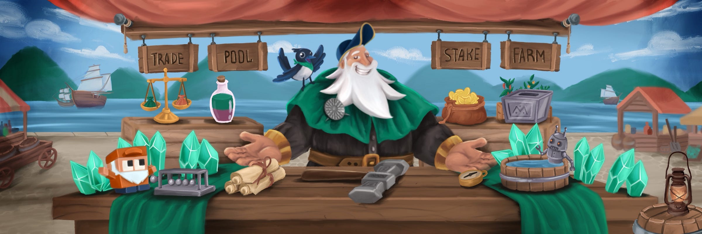 Merchant Moe: Platform and Bridge Live - by Levi and Blue