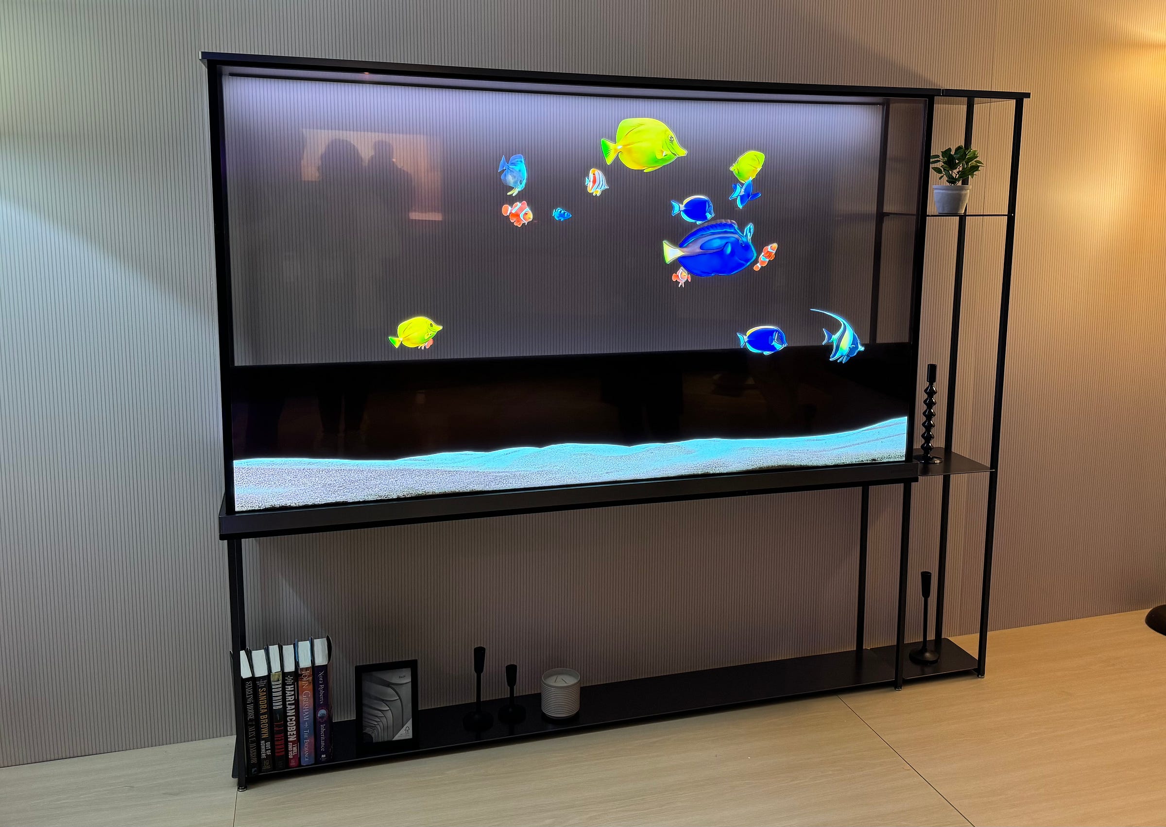 I saw through the transparent LG OLED T TV at CES 2024 – it's a clear ...
