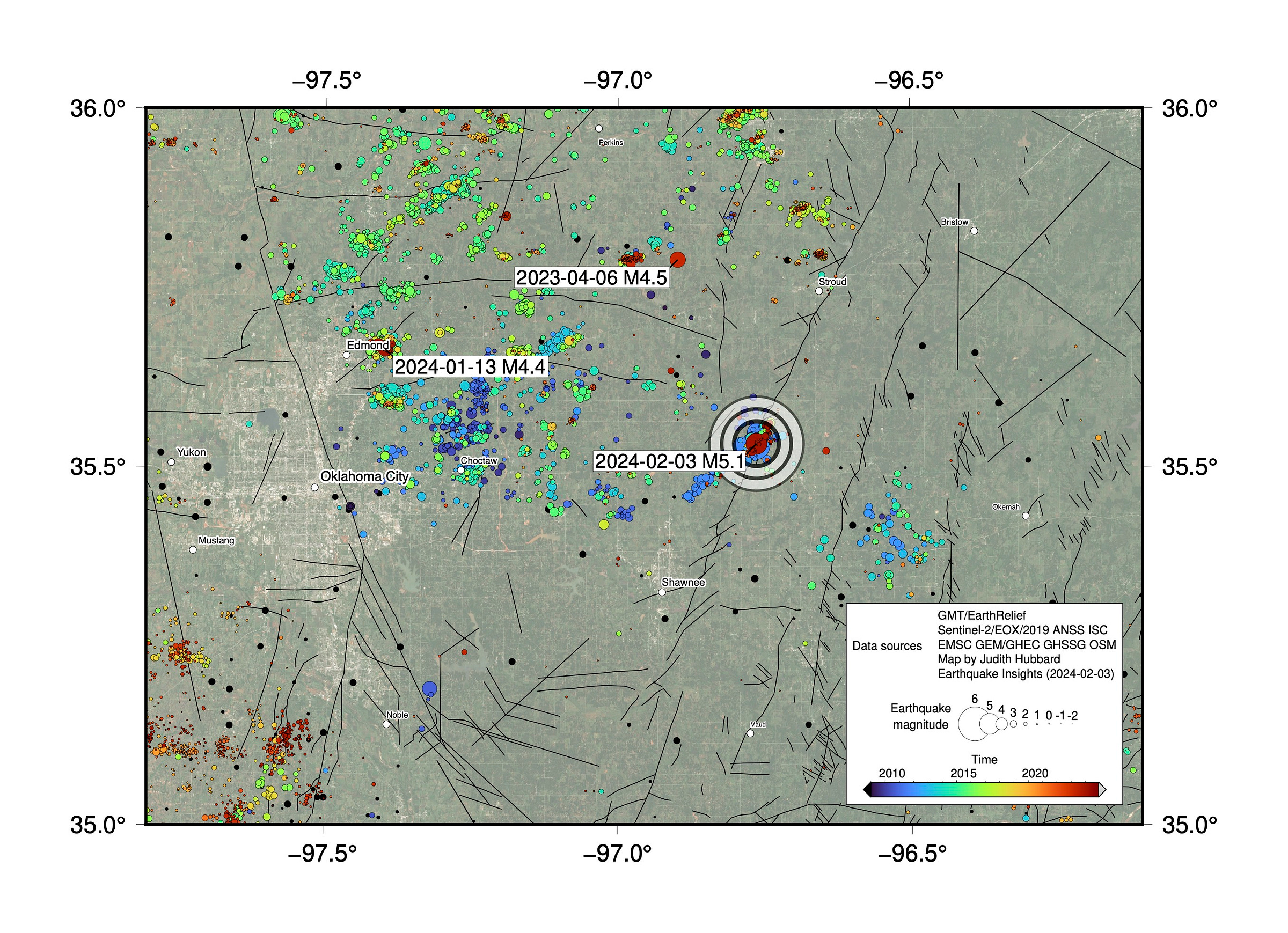 M5.1 earthquake in Oklahoma felt more than 500 km away