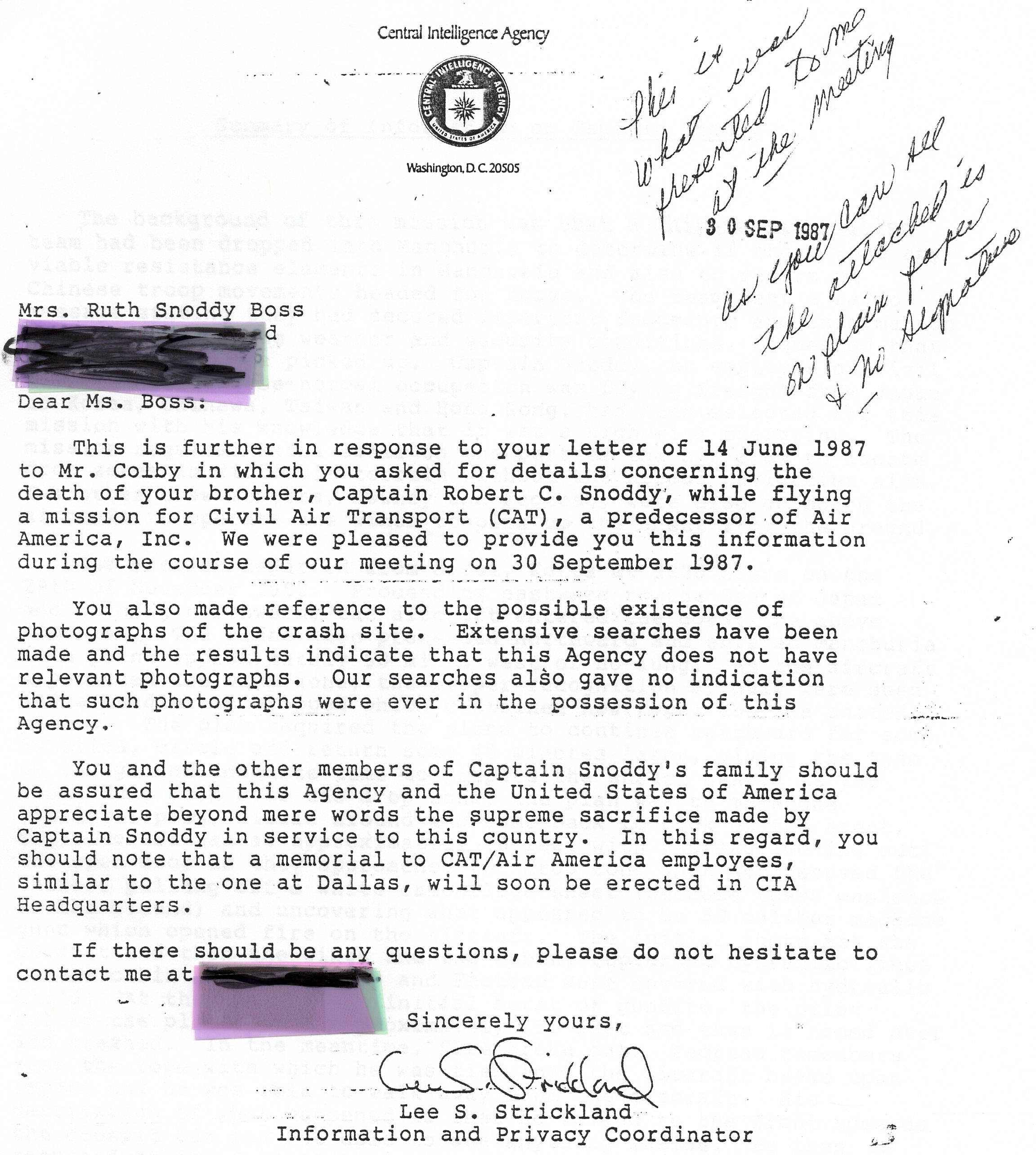Rare Documents on CIA Operation - Tropic